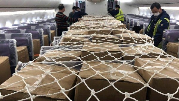 Transporting Covid 19 PPE In Passenger Aircraft